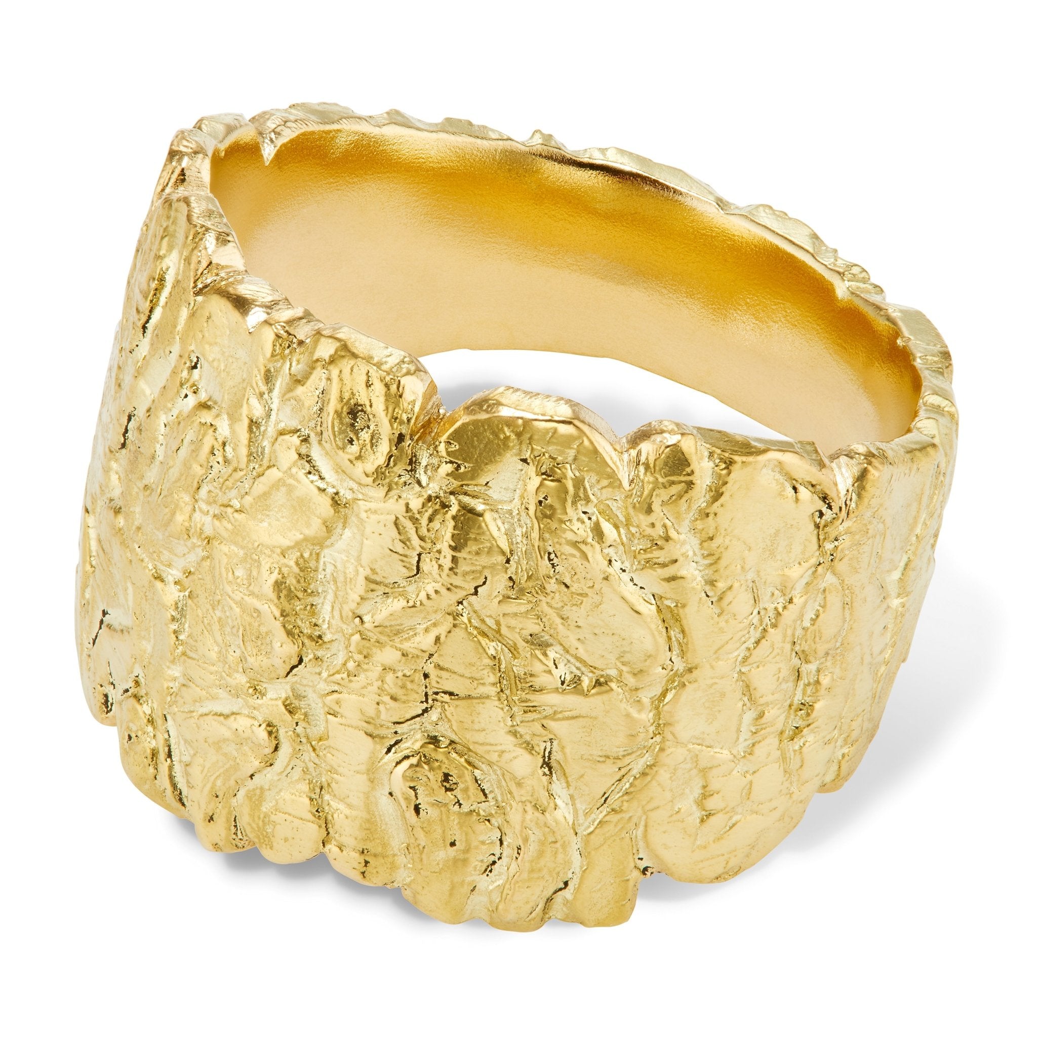 Oak Bark Ring 18ct | Ethical Fine Jewellery | CLIO SASKIA – Clio Saskia